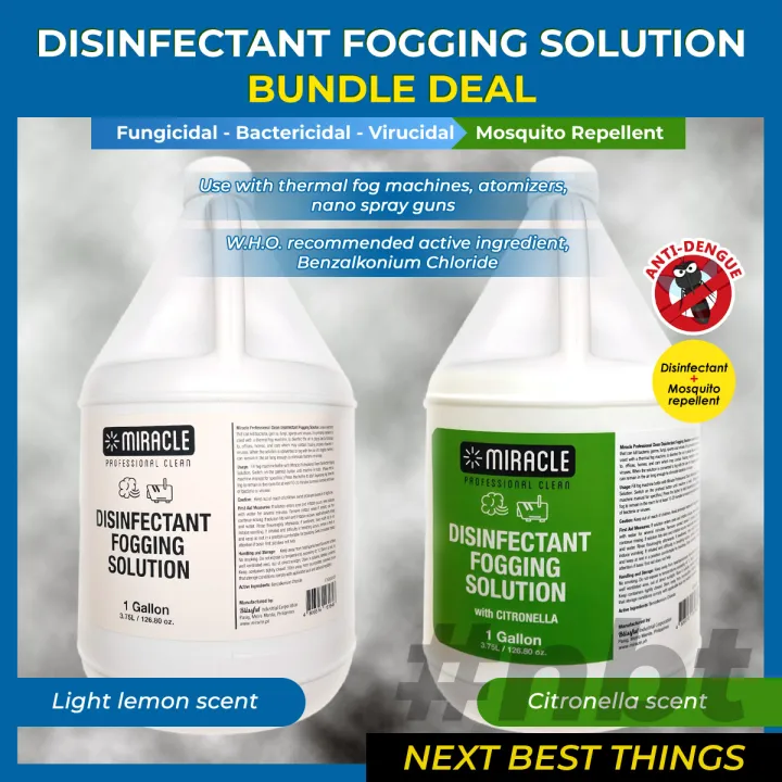 Miracle Disinfectant Fogging Solution BUNDLE | Lazada PH
