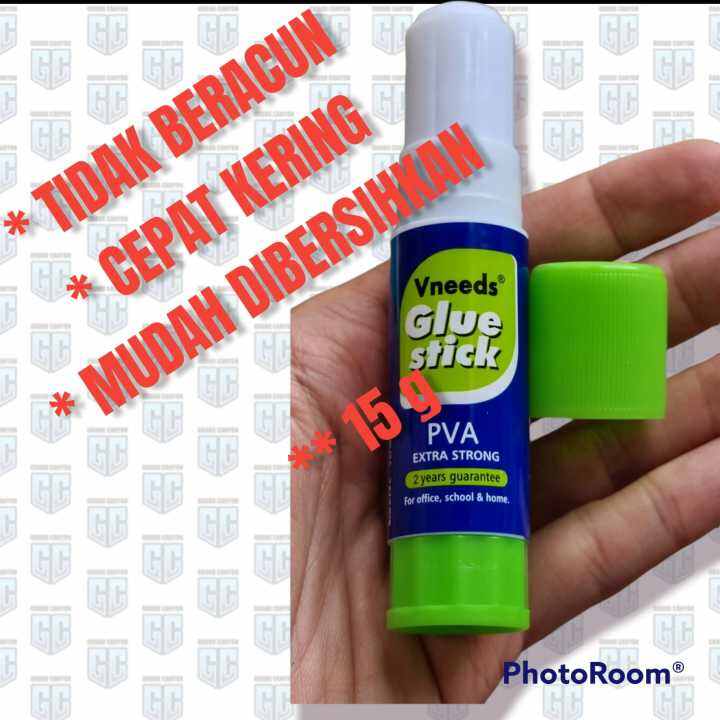 Lem stik GLUE STICK murah kuat cepat kering bisa dicuci lem stik 15 ...
