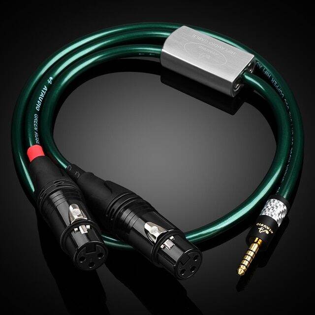 ATAUDIO HIFI 4.4mm Balanced Male to Dual 2xlr 3pin XLR Balanced Male ...