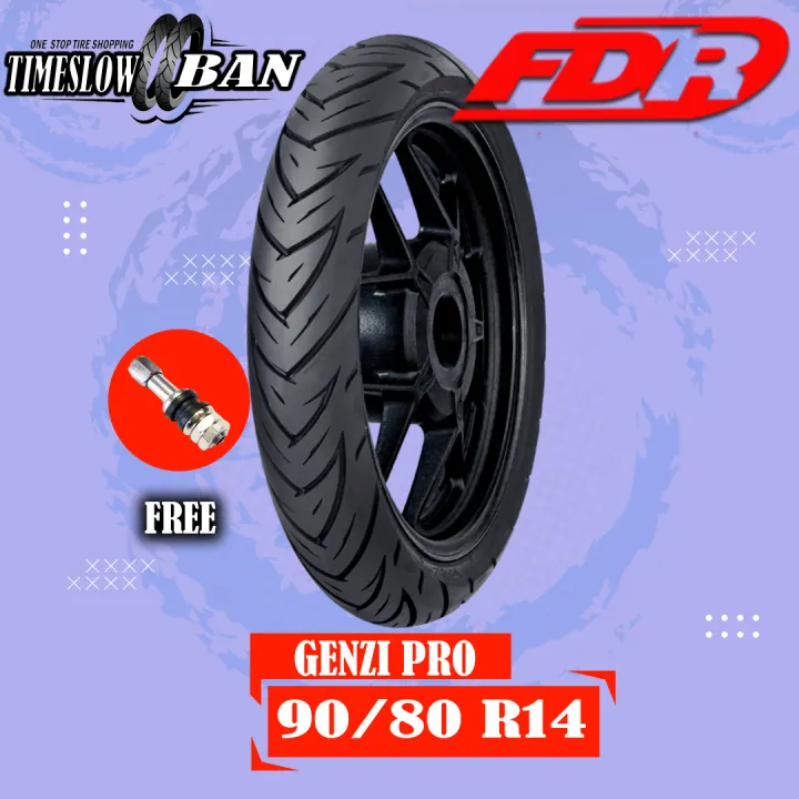 Ban Motor Matic // FDR GENZI PRO 90/80 Ring 14 Tubeless | Lazada Indonesia