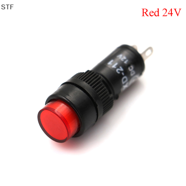 STF LED pilot panel indicator signal warning light lamp AC/DC 10mm ...