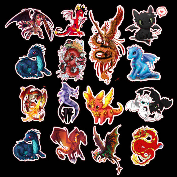 Stiker kartun Naga isi 15 pcs | Lazada Indonesia