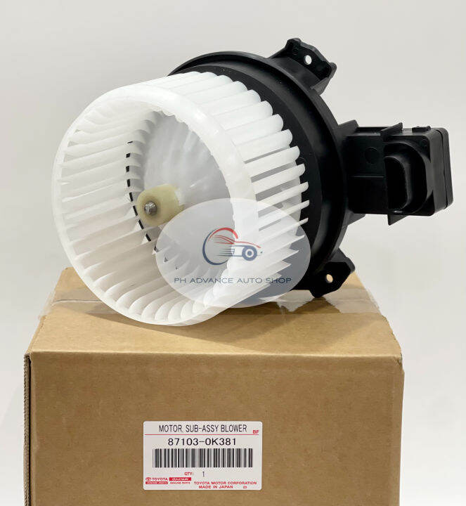 Blower Motor Assembly Toyota Innova / Fortuner / HiAce / Hilux 2016-Up ...