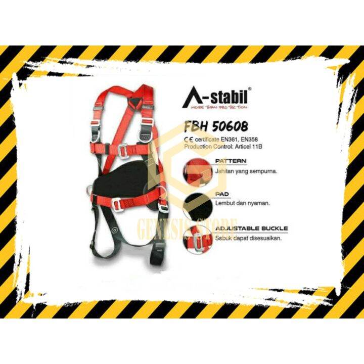 Full Body Harness ASTABIL 50608 Safety Belt Climbing Safety Belt Sabuk ...