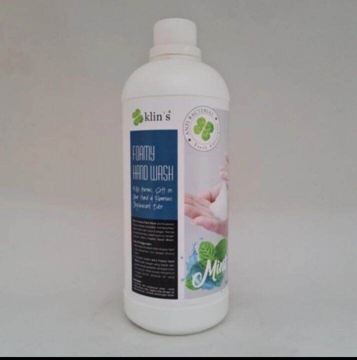 Sabun cuci tangan busa | Foaming hand soap aroma Mint (botol 1liter ...