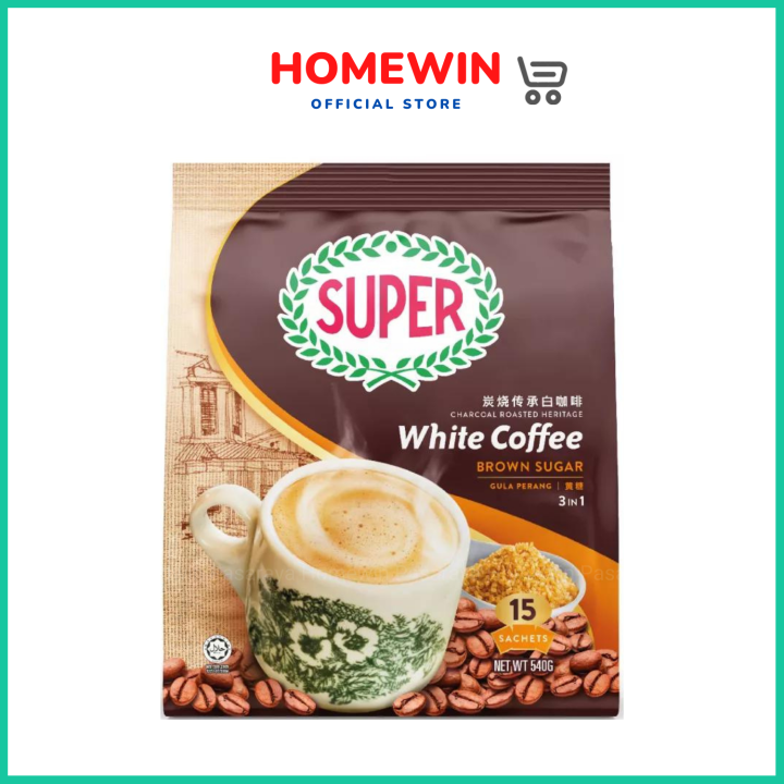 Super White Coffee 3in1 Brown Sugar (36g x 15 Sachets) | Lazada