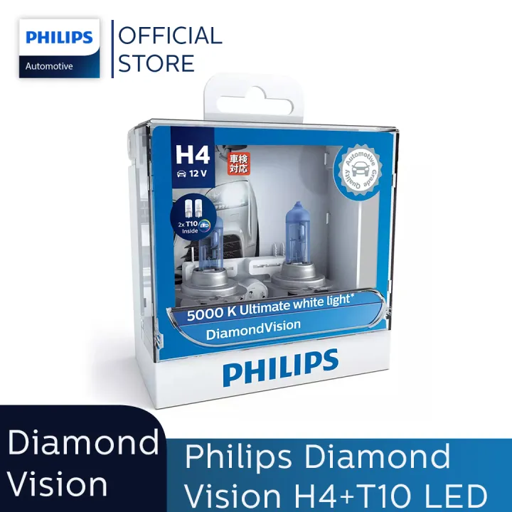 Philips Diamond Vision H4+T10 LED | Lazada PH