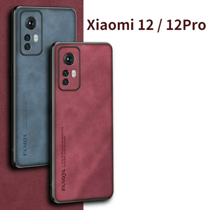 Luxury Sheepskin Leather Matte Case For Xiaomi Mi 12 / Mi12 Pro ...