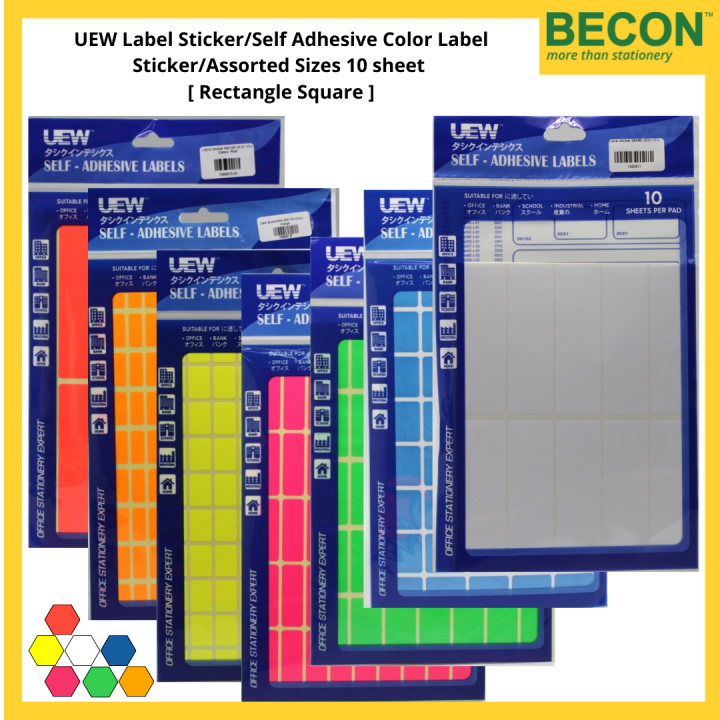 UEW Label Sticker/Self Adhesive Color Label Sticker/Assorted Sizes 10 ... UEW Label Sticker/Self Adhesive Color Label Sticker/Assorted Sizes 10 ...