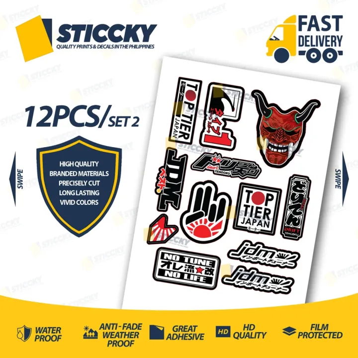 Original JDM Japan Sticker Set by Stick It - HD vinyl waterproof ...