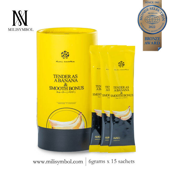 NIMI Japan Banana Flavored Vegetable Slimming Smoothies (15 Sachets ...