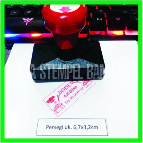 STEMPEL NAMA / No HP/WA Ukuran 6.7x3.2 cm I STEMPLE LOGO I STAMPEL ...