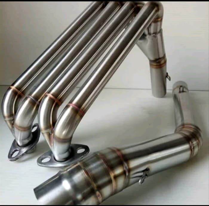 Leher Model 4 Silinder Moge Ninja 250 Stainless Full Las Cacing COD ...