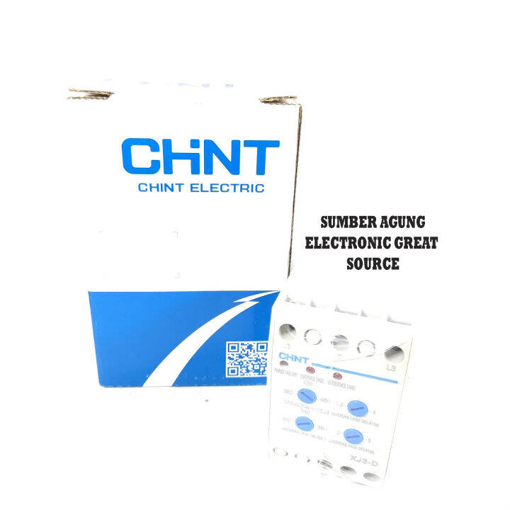 CHNT Electric Phase Failure Relay XJ3D Over Under Voltage | Lazada ...