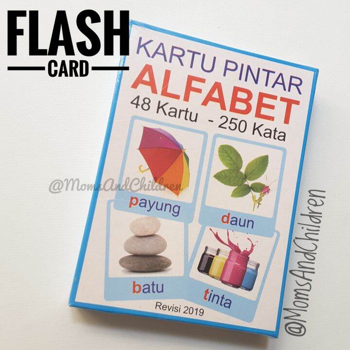 Kartu FlashCard Foto ALFABET Abjad Alphabet - Mainan Edukasi Flash ...