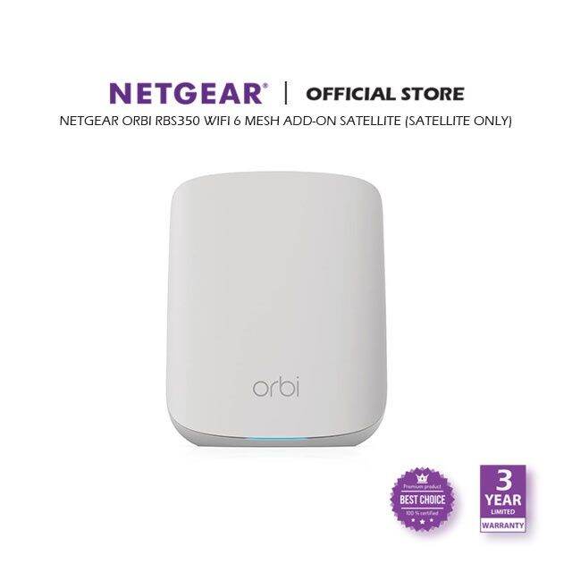 【READY STOCK】Netgear Orbi AX1800 WiFi 6 Dual-band Mesh Add-on Satellite ...