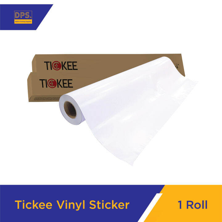 DPS Tickee TK50 Vinyl Sticker 164ft x 4.2ft (Glossy or Matte) labels ...