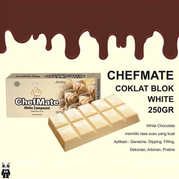Chefmate White Chocolate Compound Coklat Compound Putih 250g | Lazada Indonesia