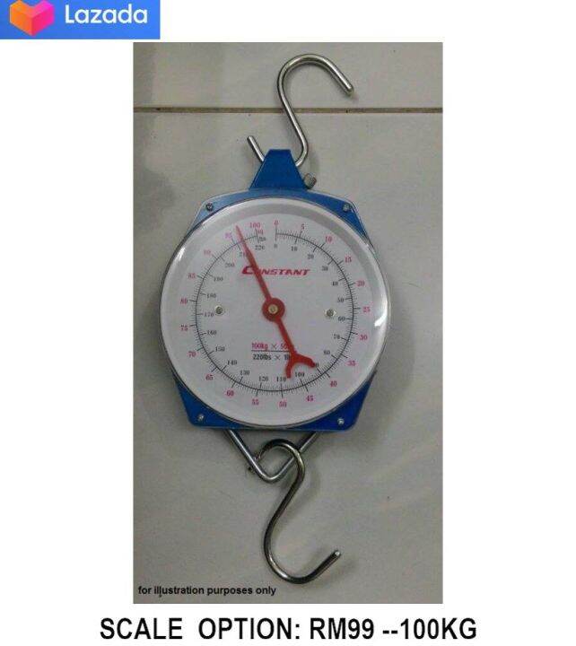 Dacing Timbang Penimbang Gantung Durian Pasar Sayur Buah Getah 100kg Kg ...