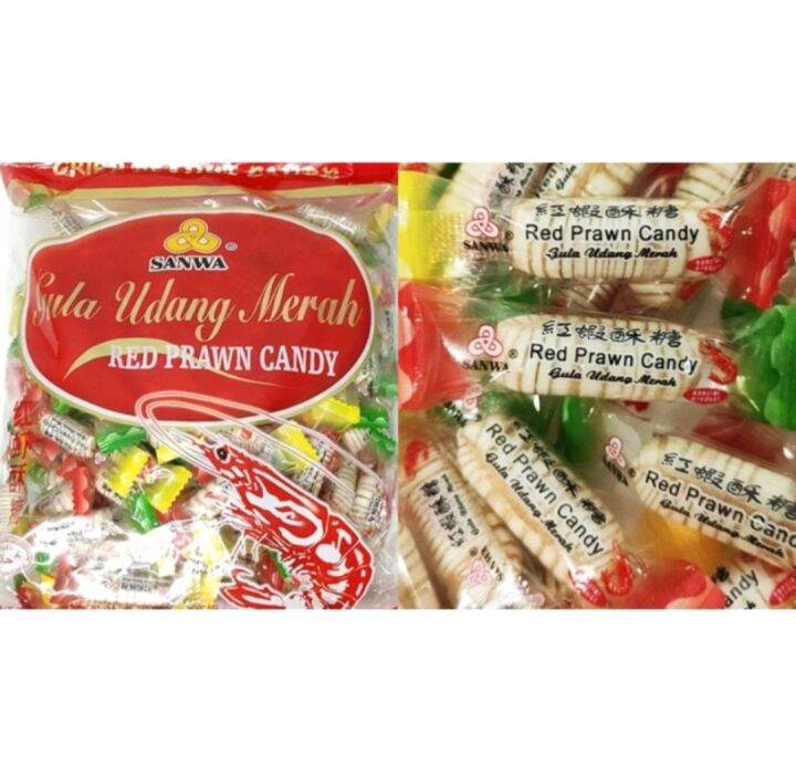 (10 Pcs) Red Prawn Candy Gula Udang Merah红虾酥糖 | Lazada