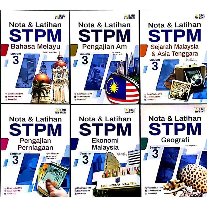 NOTA & LATIHAN STPM - SEMESTER 3 | Lazada