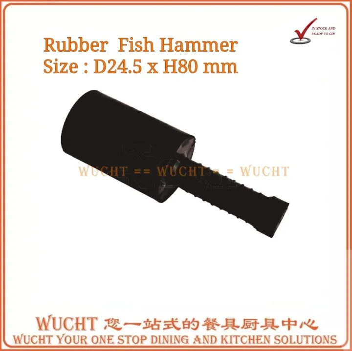【WUCHT】 Rubber Fish Hammer / Rubber Mullet / Rubber Hammer | Lazada