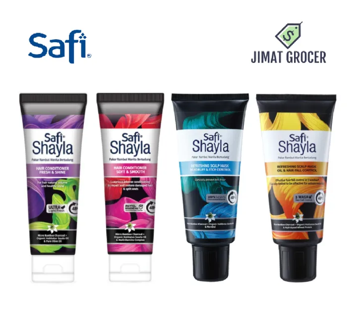 Safi Shayla Hair Conditioner / Refreshing Scalp Mask 160g (Hijab ...