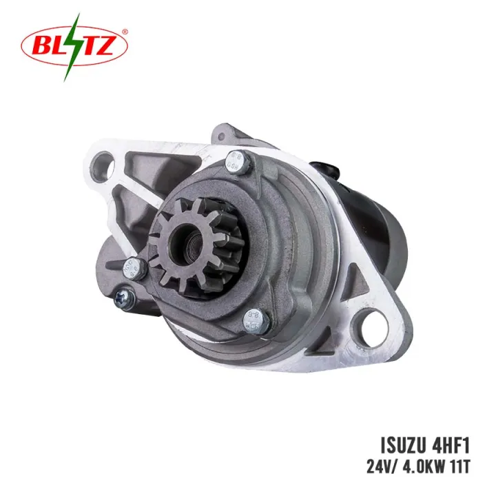 ISUZU 4HF1 STARTER ASSEMBLY 24V 4.0KW (11 TEETH) BLITZ | Lazada PH