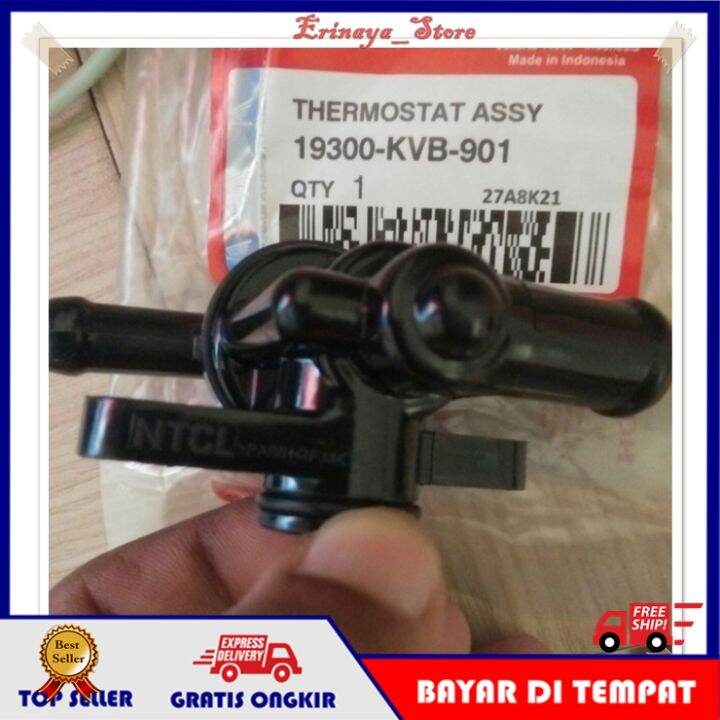 ORIGINAL AHM Thermostat Termostat Radiator Assy Motor Honda Beat Vario ...