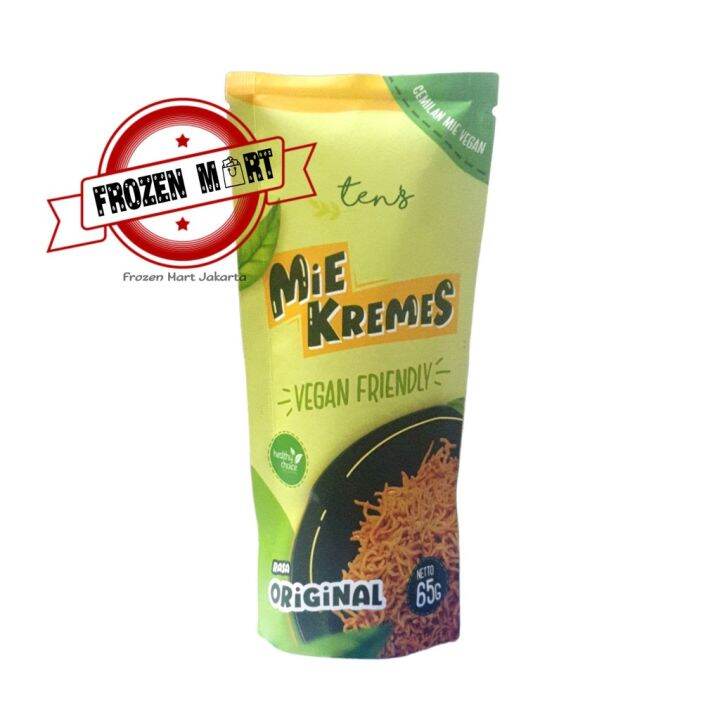 TENS Mie Kremes Original / Snack Vegan / Cemilan Sehat 65Gr | Lazada ...