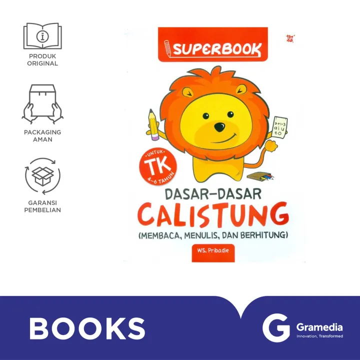Buku Anak - Super Book Dasar-Dasar Calistung TK 4-6 TH | Lazada Indonesia