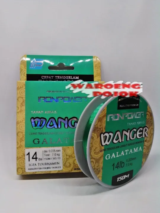 Senar Pancing Galatama Masteran Iron Power Wanger 14 lbs 150m 1pcs ...