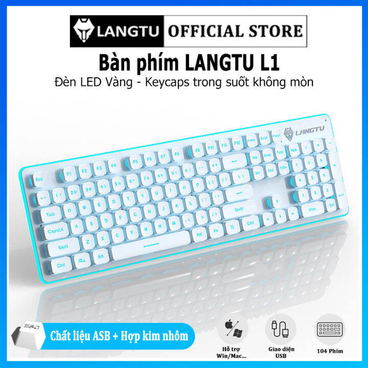 Bàn Phím có dây L1 Bàn Phím Máy Tính Laptop Chống Ồn Có Đèn Led | Lazada.vn