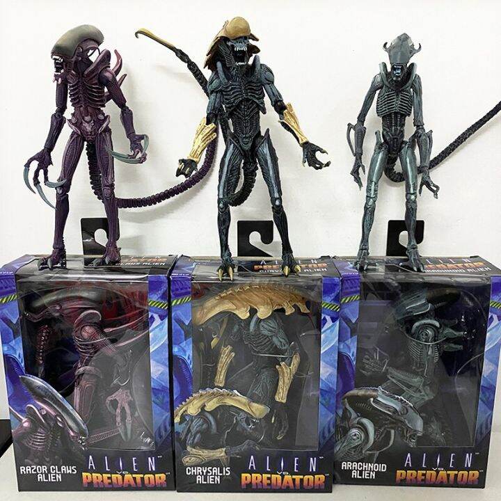 NECA Alien Figure Razor Claws Arachnoid Chrysalis Aliens Predator ...