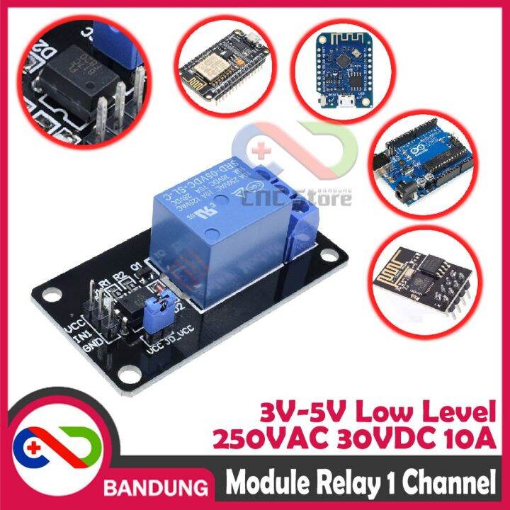 RELAY 1 CHANNEL RELAY 5V WITH OPTOCOUPLER PROTECTION FOR ARDUINO NODEMCU HIGH QUALITY | Lazada ...