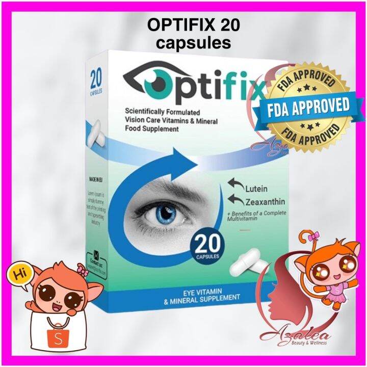 Optifix Regain your Vision 20 Capsules | Lazada PH