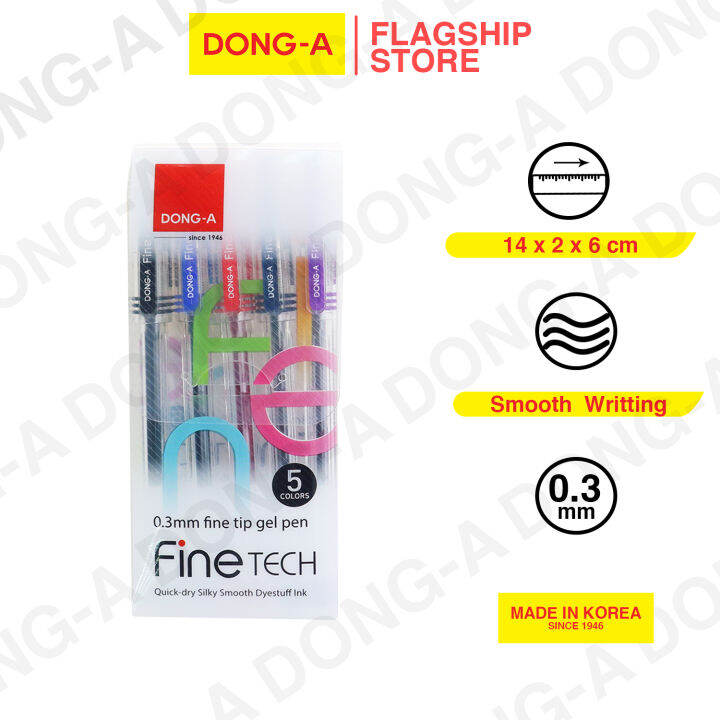 Dong-A Fine Tech 0.3mm 5 Colors (White Case) [119608] | Lazada PH