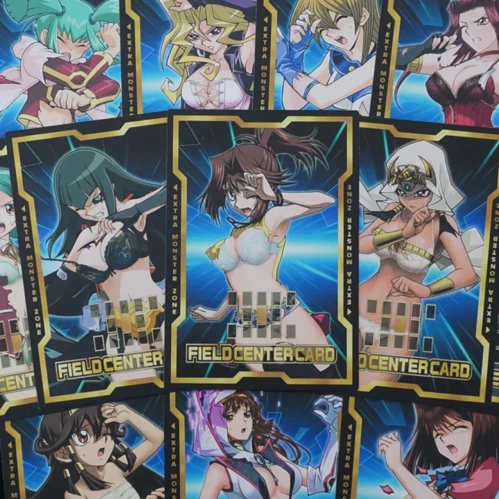 15ชิ้น/เซ็ต Yugioh DL Girls Ecchi Field Center การ์ด Waifu NSFW Battle Damaged เสื้อผ้า DSOD ชา ...