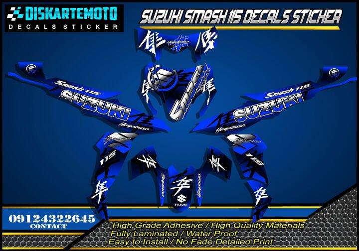 Suzuki Smash 115 Decals Sticker | Lazada PH