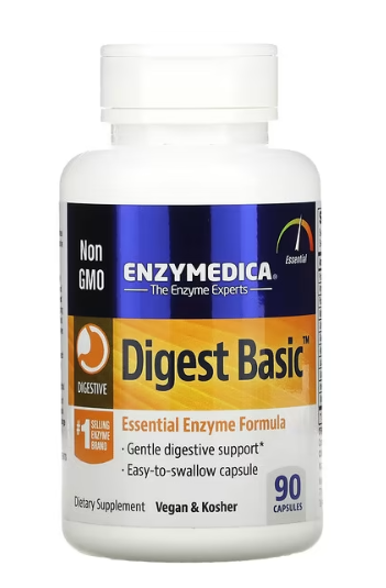 Enzymedica, Digest Basic Essential Enzyme Formula contains 90 capsules ...