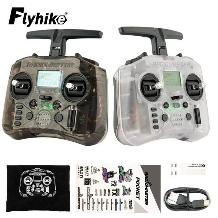 Radiomaster Pocket Remote Control CC2500 ELRS Transmitter FPV Traverse Aircraft Remote Control ...