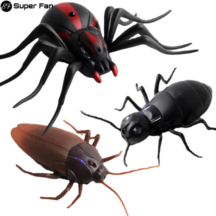 Infrared RC Remote Control Animal Toy Kit for Kids Smart Cockroach ...
