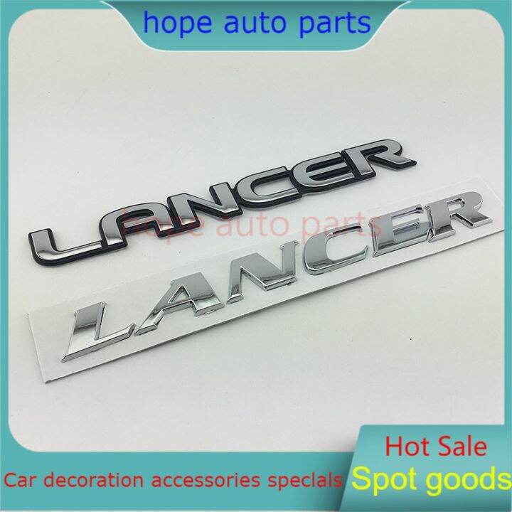 NEW Upgrade Mitsubishi Lancer Emblem badge logo evo English lettered ...