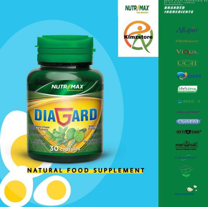 Nutrimax Diagard 30 Capsul / Penurun Diabetes / Obat gula darah ...