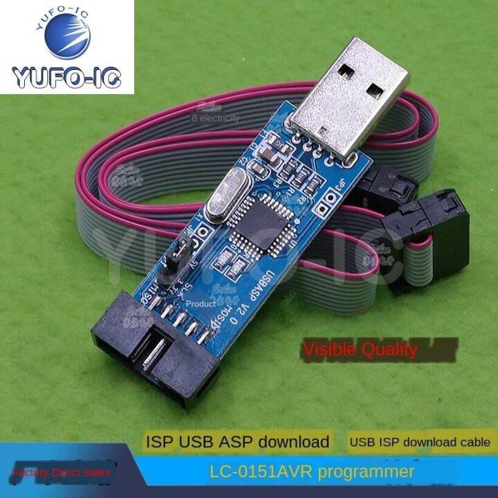 Free Ship 1PCS LC-01 51 AVR Programmer ISP usbasp Downloader Download Line usbisp | Lazada.co.th