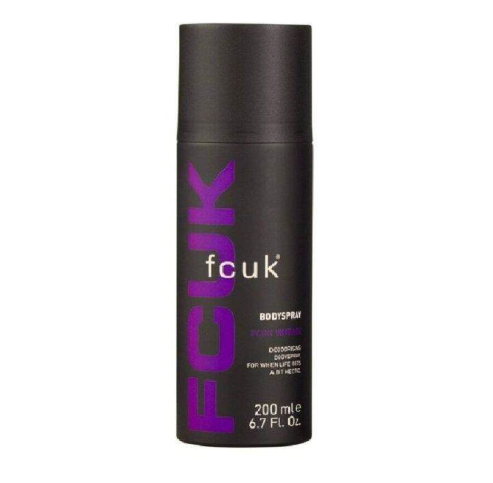 FCUK Vintage Body Spray เอฟซียูเค วินเทจ บอดี้ สเปรย์ 200ml. | Lazada.co.th