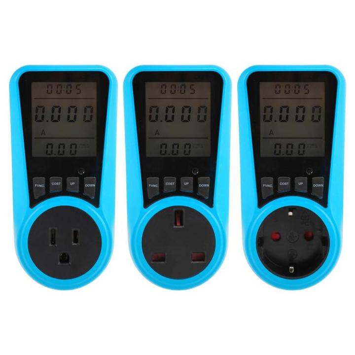 Power Meter Plug In Power Consumption Monitor Electricity Monitoring ...