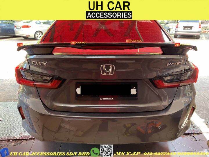HONDA CITY GM6 2014-2019 THAI MODULO SPOILER WITH BRAKE LIGHT | Lazada