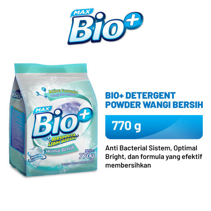 Bio+ Detergent Powder Wangi Bersih 770 g | Lazada Indonesia