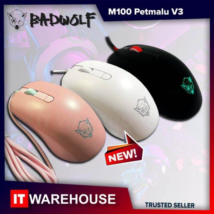 Ei san2 Badwolf Premium M100 Petmalu PRO V3 Gaming Mouse Chroma Lights ...